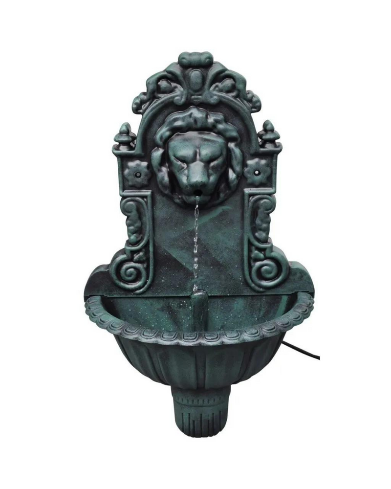 Tarn - Lion Head Wall Water Feature Fountain – Water Features Adore