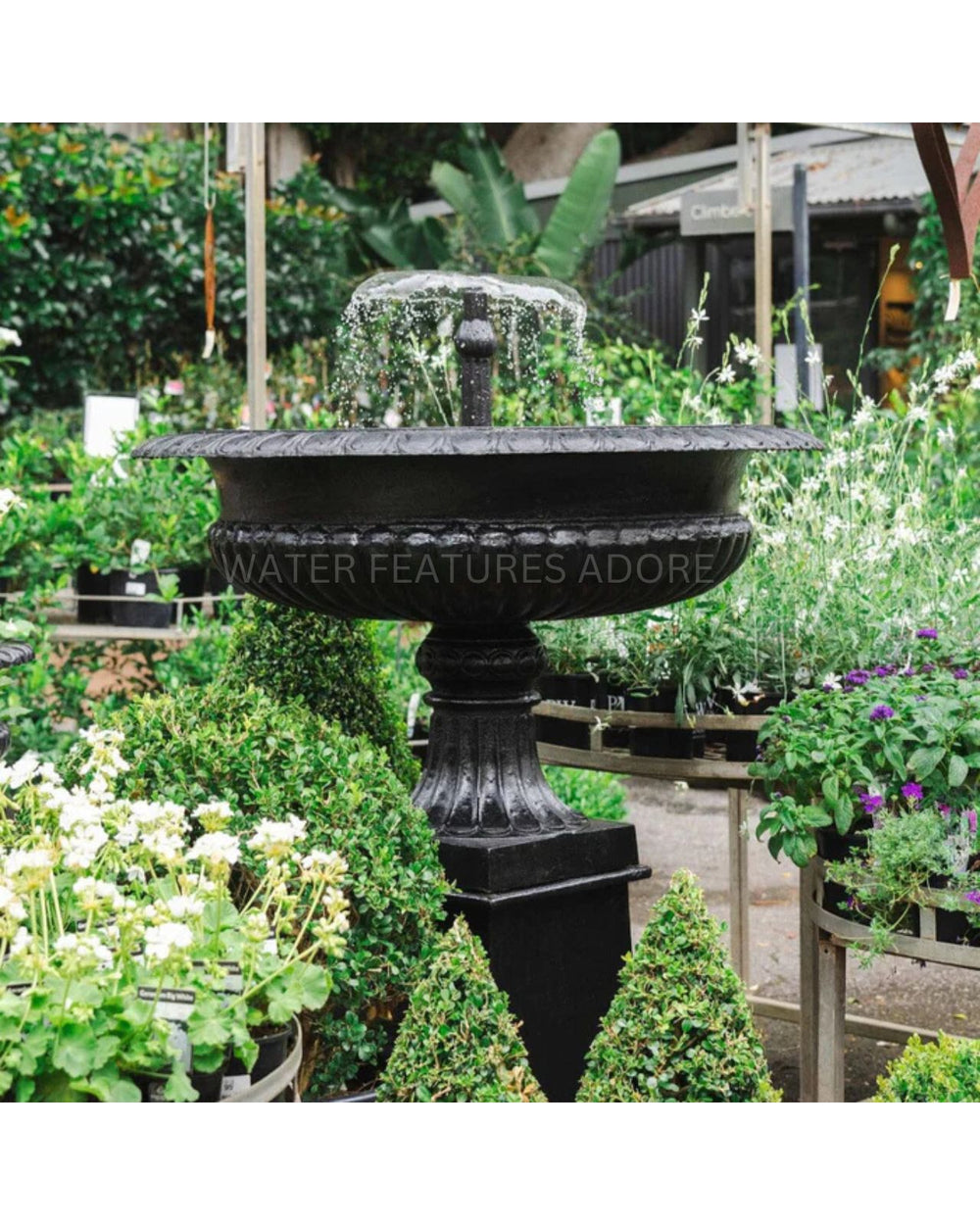 AquaEdge - Large Cast Iron Urn Water Feature 146cm – Water Features Adore