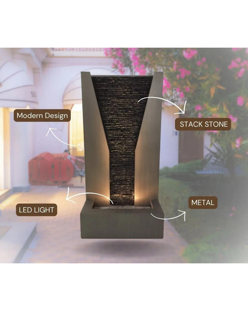 Resonate - Modern Waterfall Wall Water Feature Fountain – Water ...