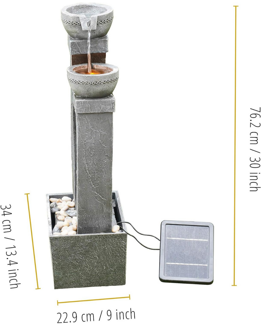 Solar Bird Bath Fountains I Australia – Water Features Adore