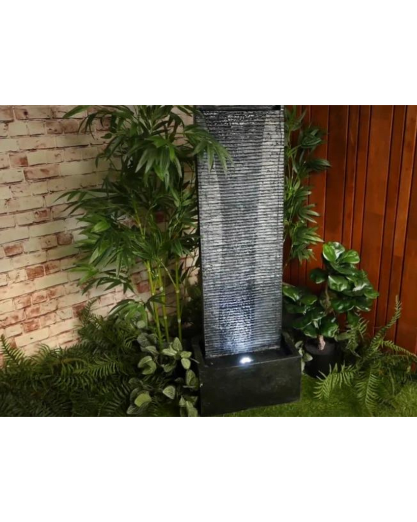 Frolic - Modern Wall Waterfall Lighting Water Feature 100cm – Water ...