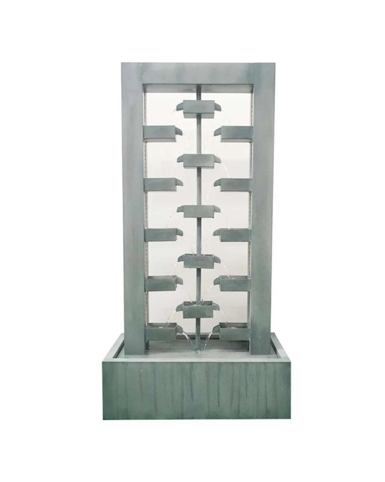 Fluxion - Modern LED Waterfall Wall Water Feature Fountain – Water ...