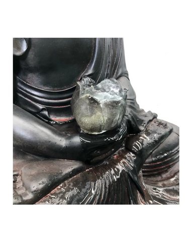 Buddha Bliss - Solar Buddha LED Light Water Feature – Water Features Adore