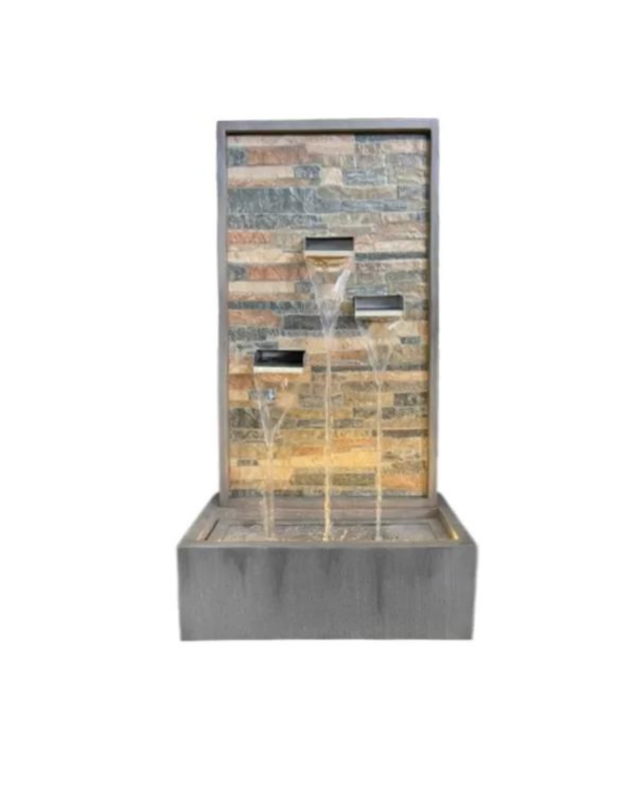 Sereno - Modern Waterfall Wall Water Feature Fountain 107cm – Water ...