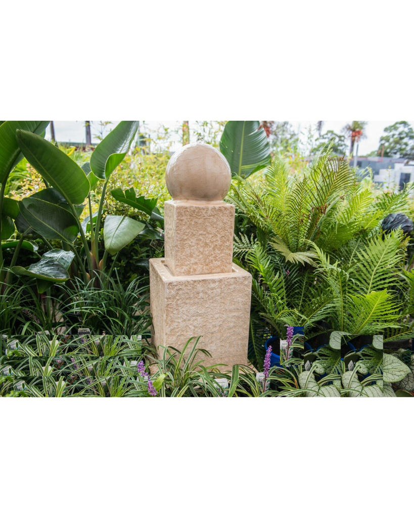 Halo -Sphere Ball Cascading Water Feature Fountain 90cm – Water ...