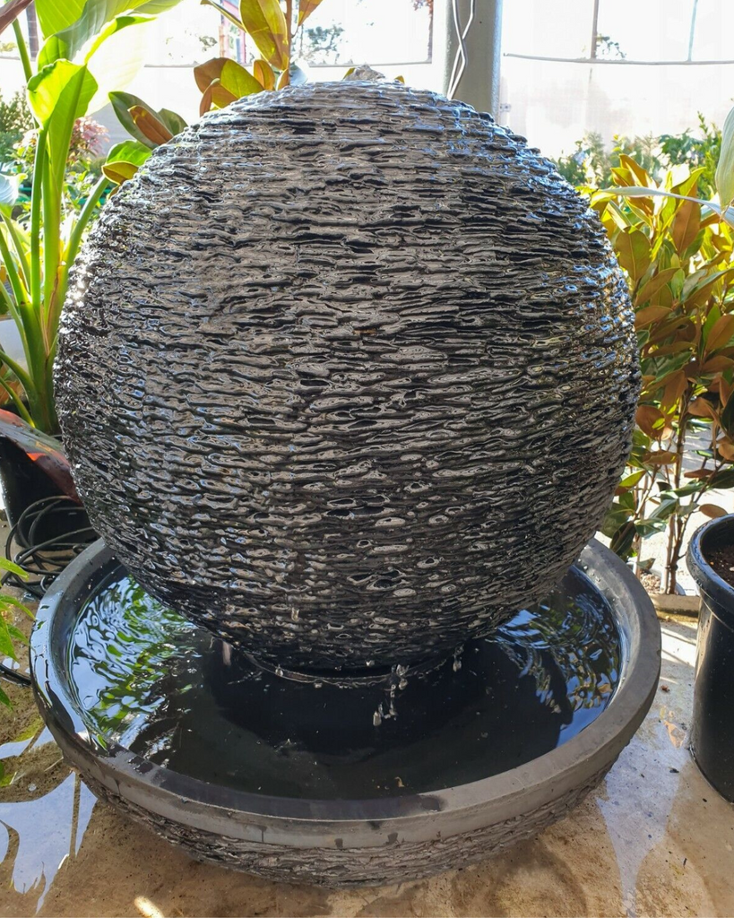 Aria - Sphere Ball Bowl Water Feature Fountain – Water Features Adore
