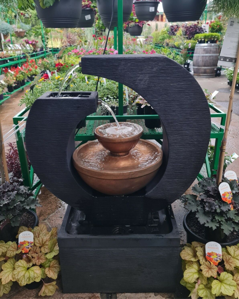 Arroyo - Cascading Bowl Water Feature Fountain 115cm – Water Features Adore