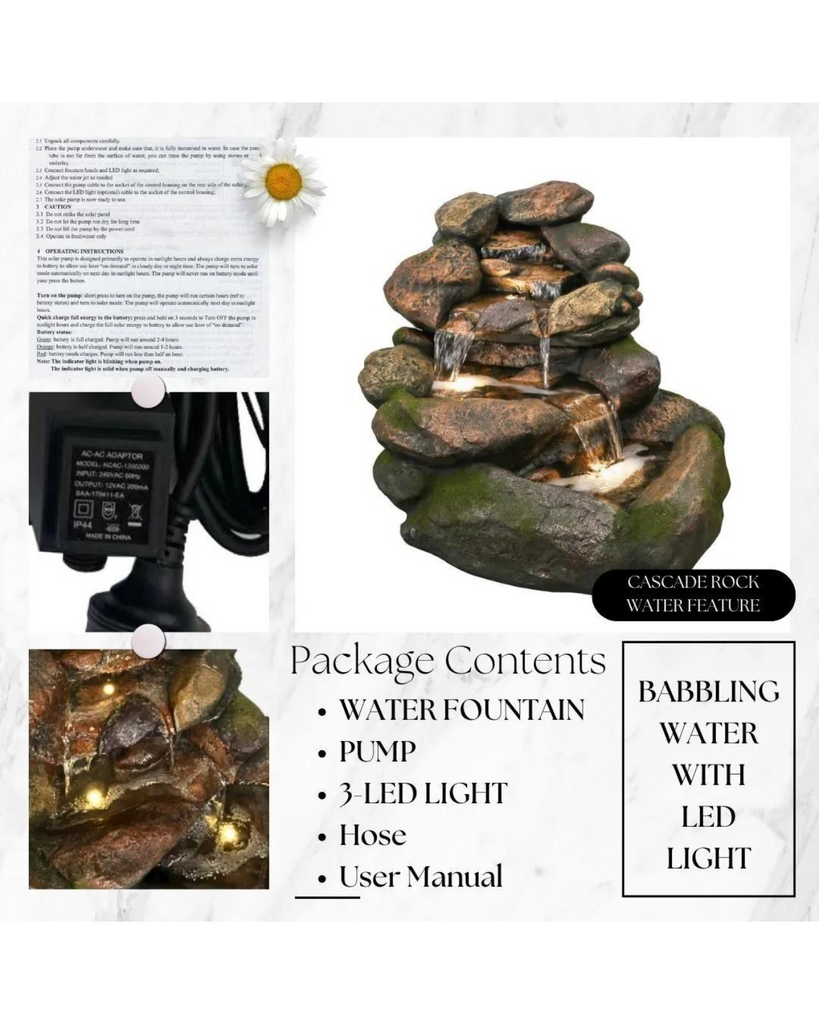 Crest - Rock Water Feature 136cm – Water Features Adore