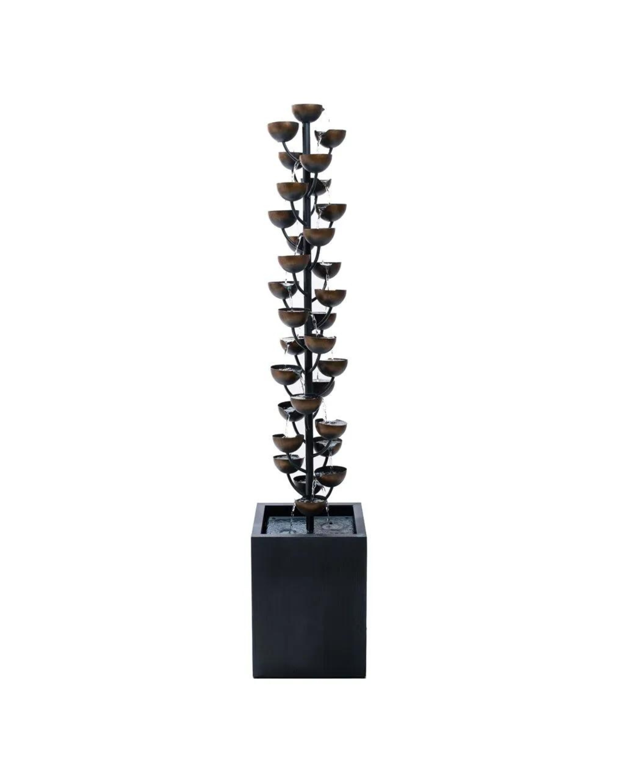 LuxFlow - Cascading Waterfall Bowls Water Feature – Water Features Adore