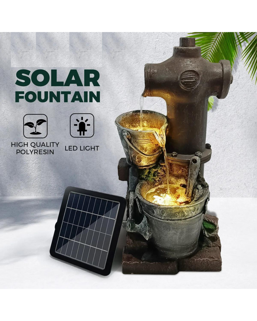 Lapis - Solar Bowls Lighting Water Feature Bird Bath – Water Features Adore