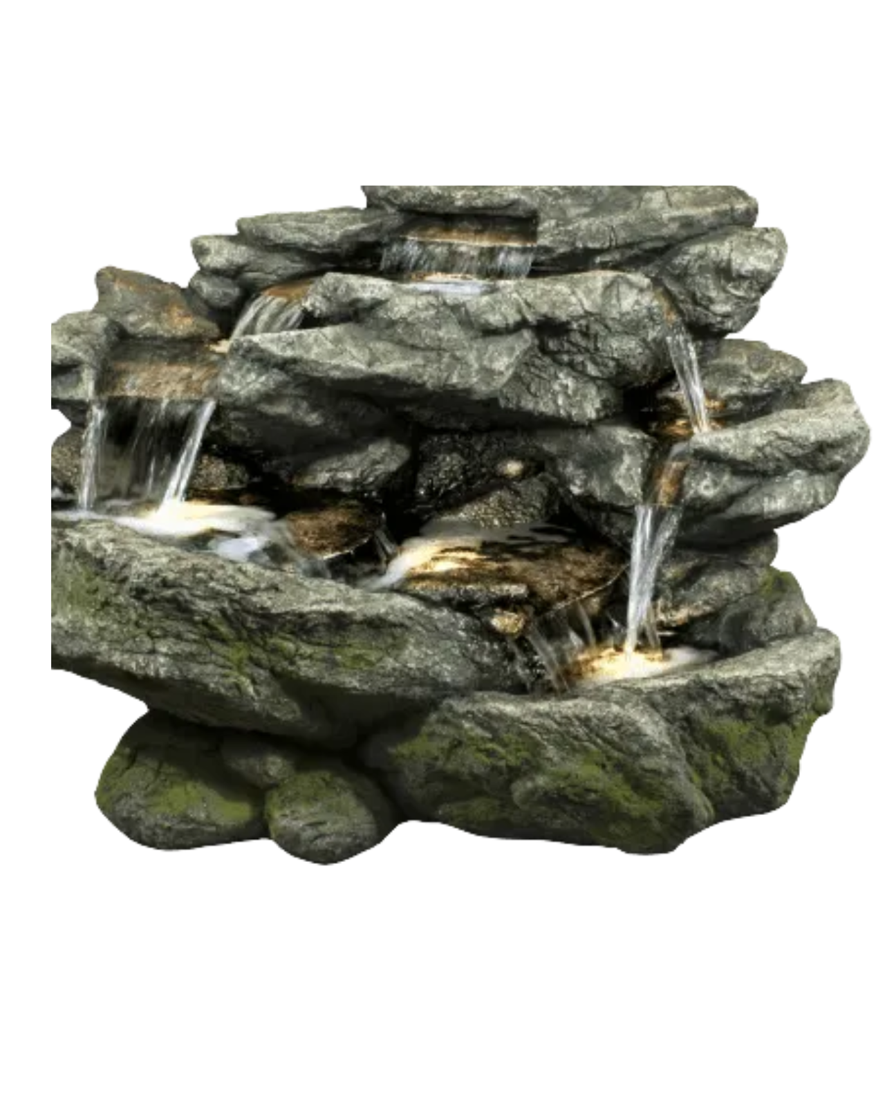 Glade - Natural Rock Waterfall Water Feature Fountain 70cm – Water ...