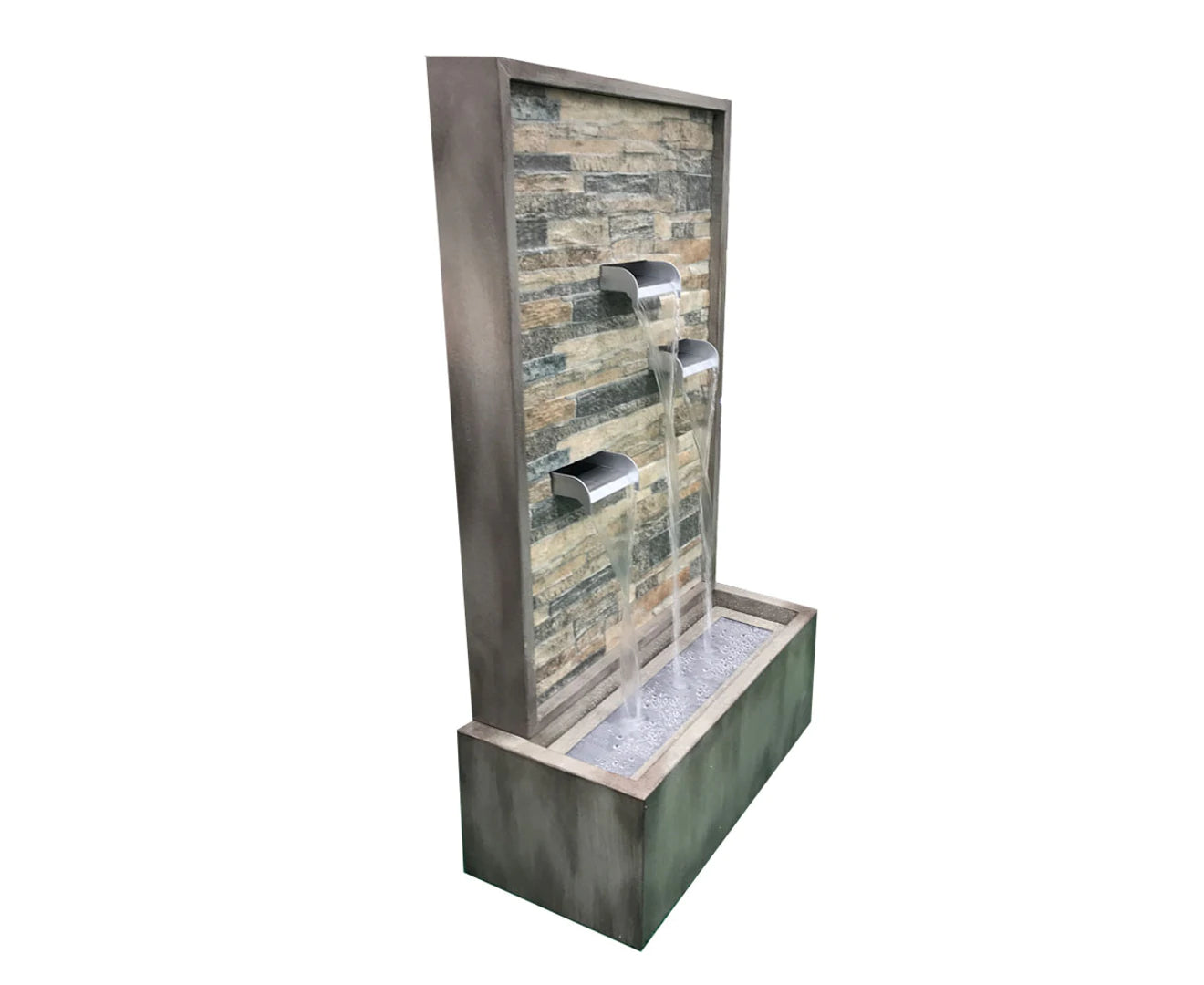 Sereno - Modern Waterfall Wall Water Feature Fountain 107cm – Water ...