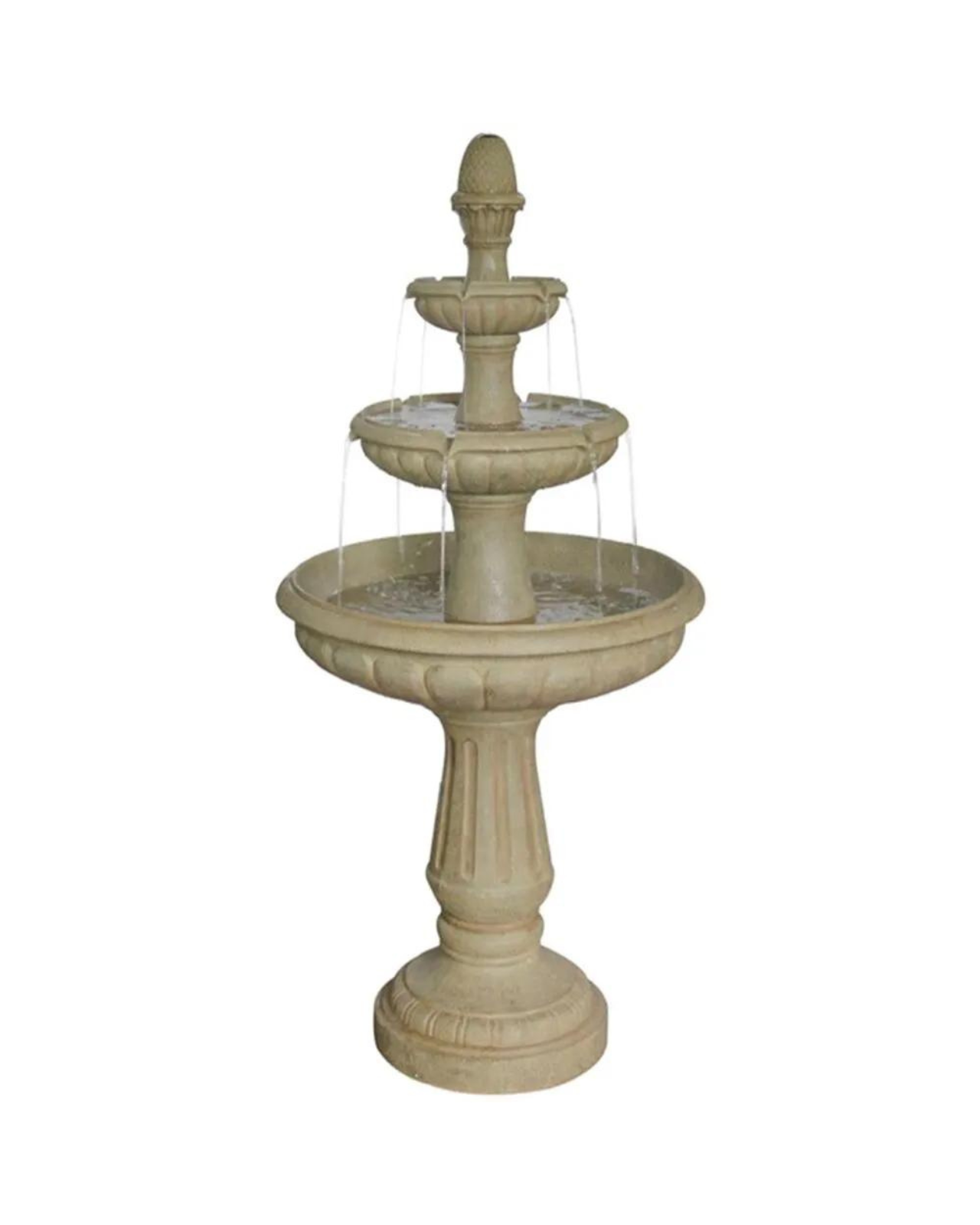 Drizzle - 3 Tier Bird Bath Water Feature – Water Features Adore