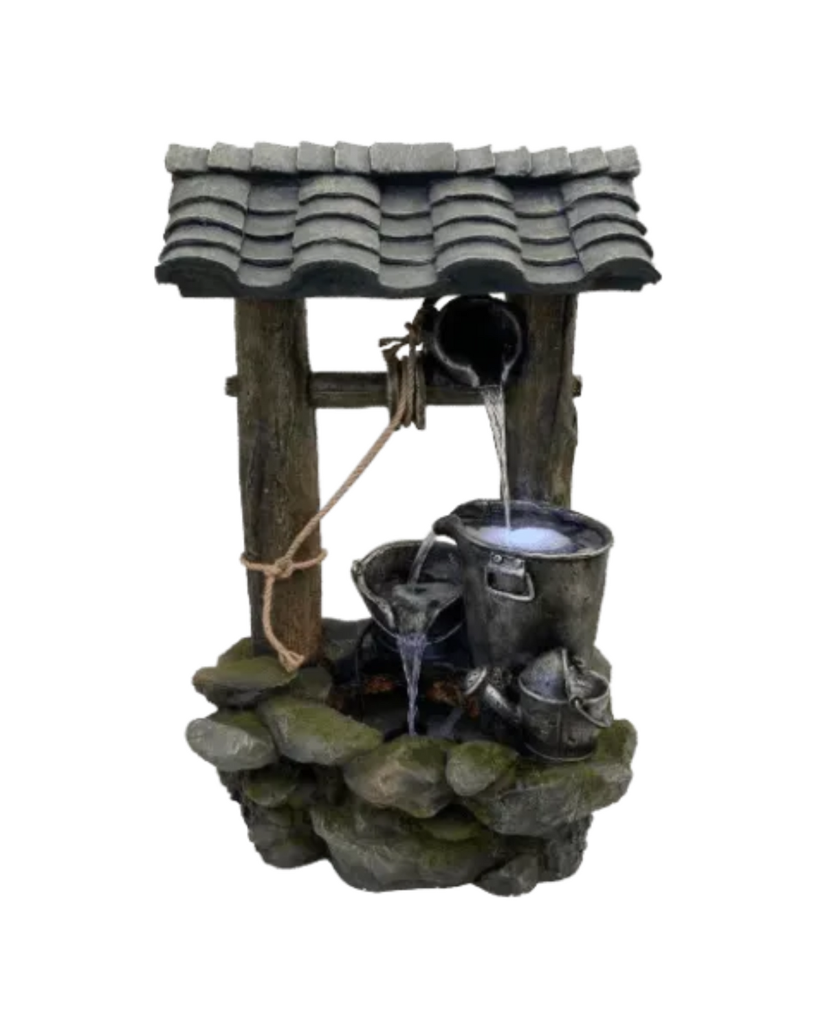 Fresco - Wishing Well Water Feature Fountain – Water Features Adore
