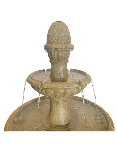 Drizzle - 3 Tier Bird Bath Water Feature – Water Features Adore