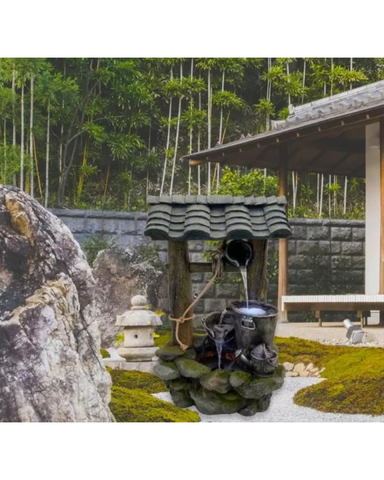 Fresco - Wishing Well Water Feature Fountain – Water Features Adore