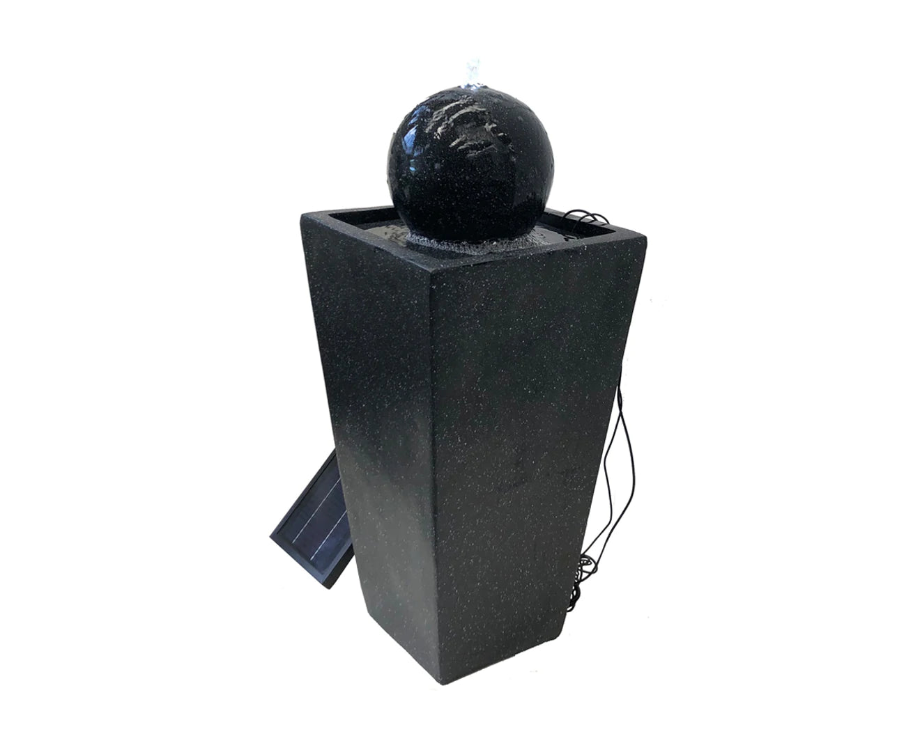 Tempest - Solar Sphere Ball Lighting Water Feature – Water Features Adore