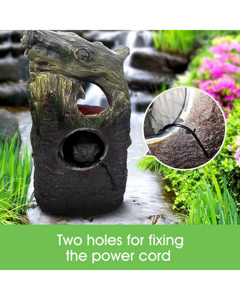 Dahlia - Solar 3 Bowls Lighting Water Feature Bird Bath – Water ...