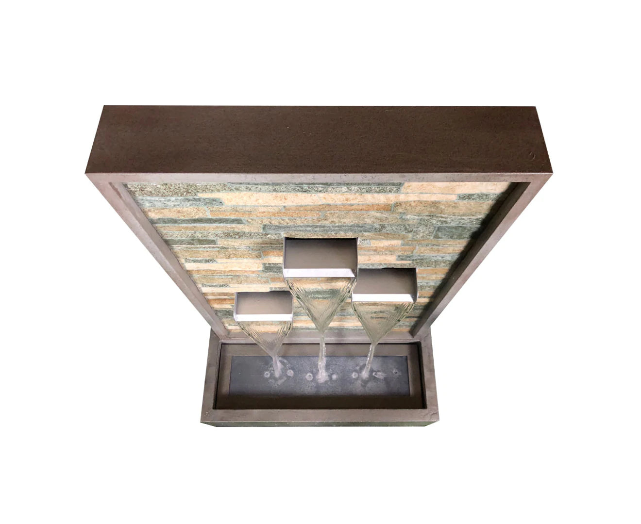 Sereno - Modern Waterfall Wall Water Feature Fountain 107cm – Water ...