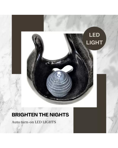 AquaEra - Solar Sphere Ball Water Feature Fountain – Water Features Adore