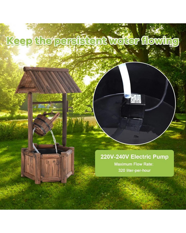 Fiord - Wishing Well Water Feature Fountain – Water Features Adore