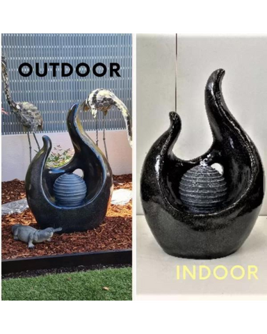 AquaEra - Solar Sphere Ball Water Feature Fountain – Water Features Adore