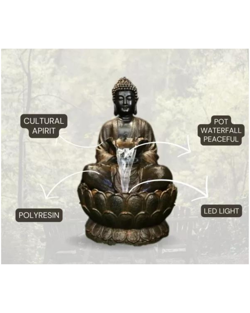 Samsara - Buddha Water Feature 112.5cm – Water Features Adore