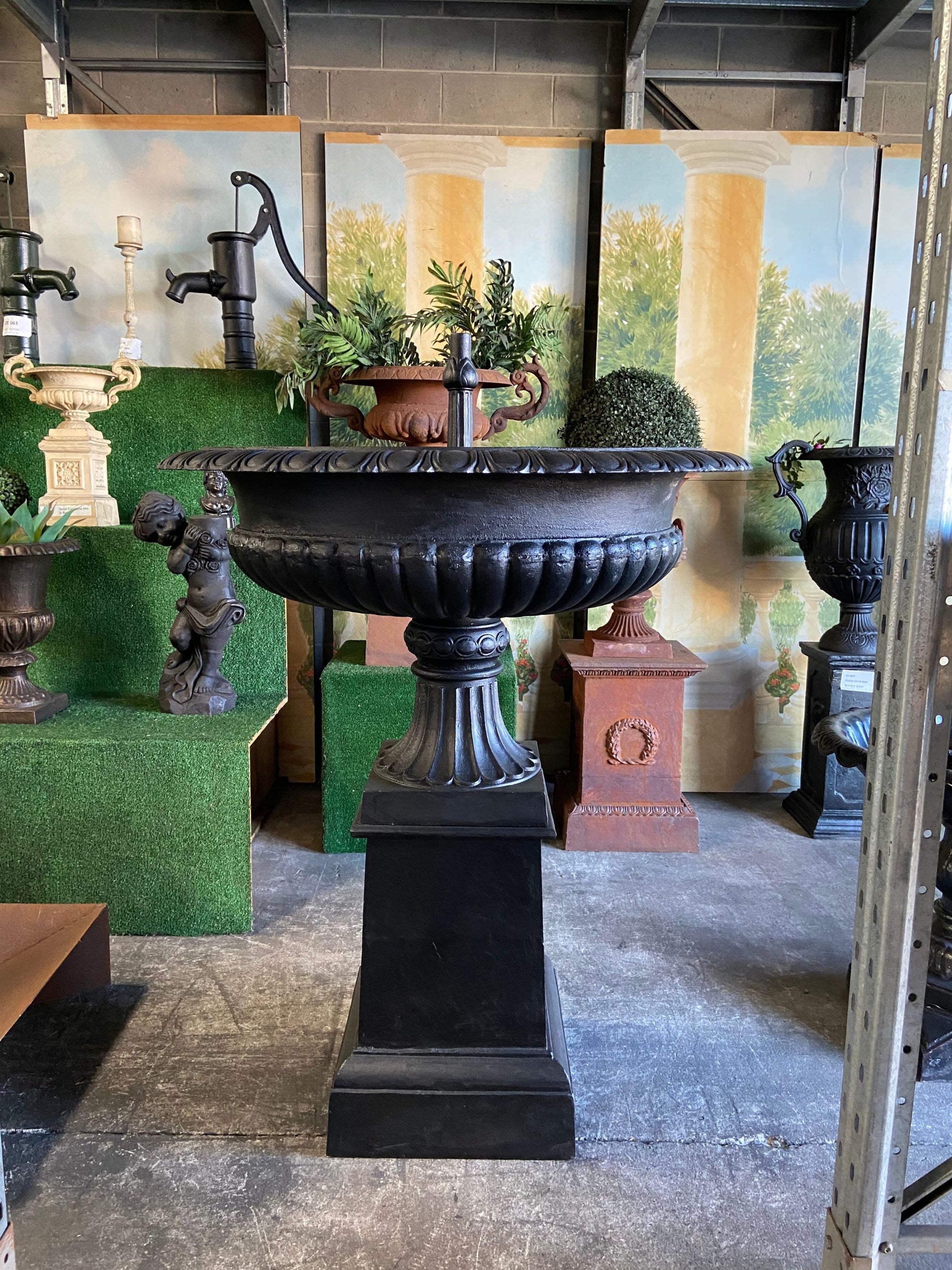 AquaEdge - Large Cast Iron Urn Water Feature 146cm – Water Features Adore