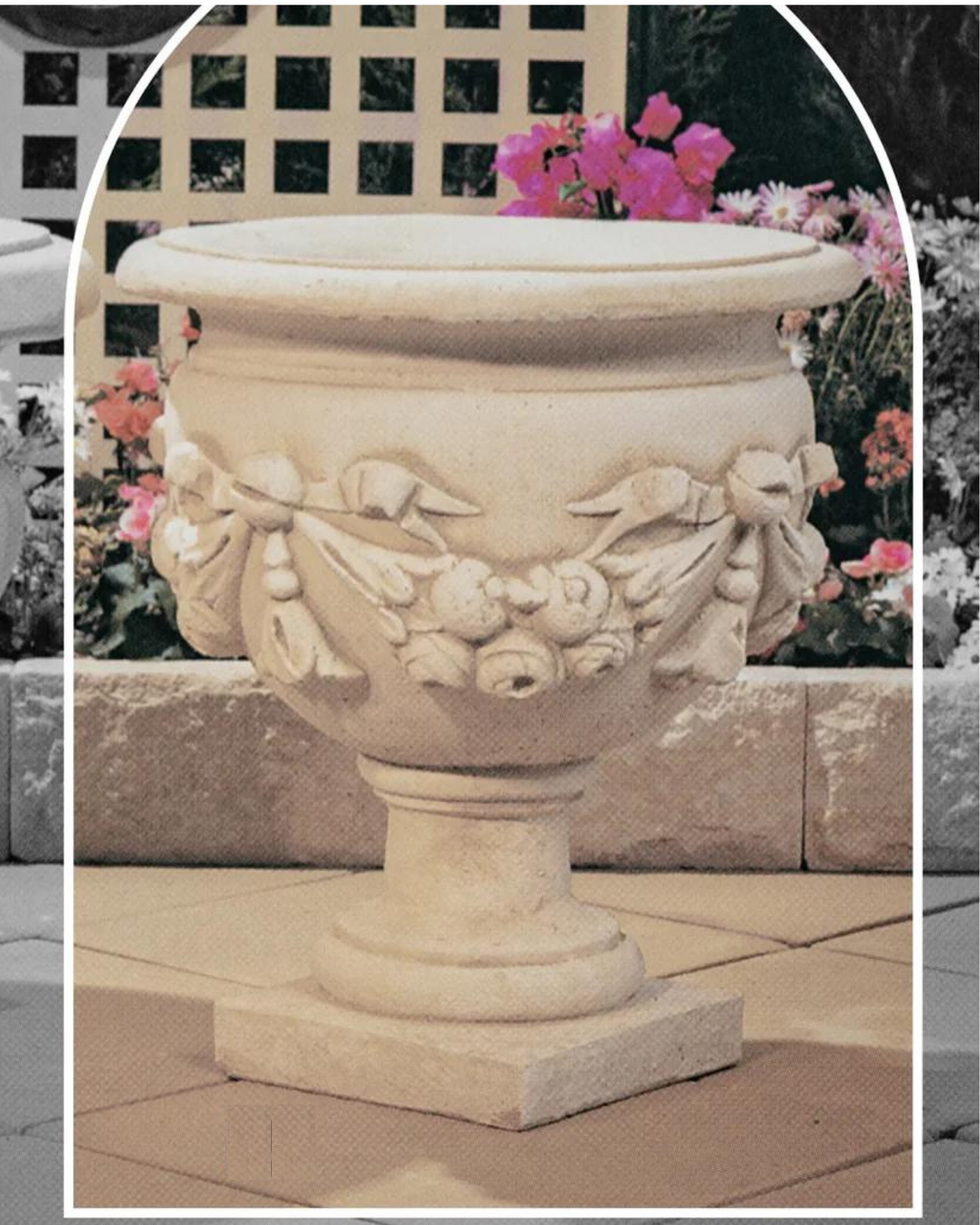 Bari Concrete Limestone Water Feature Urn – Water Features Adore