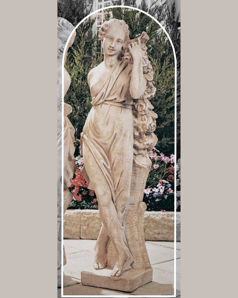 Celeste - Concrete Limestone Cement Garden Statue 140cm – Water ...