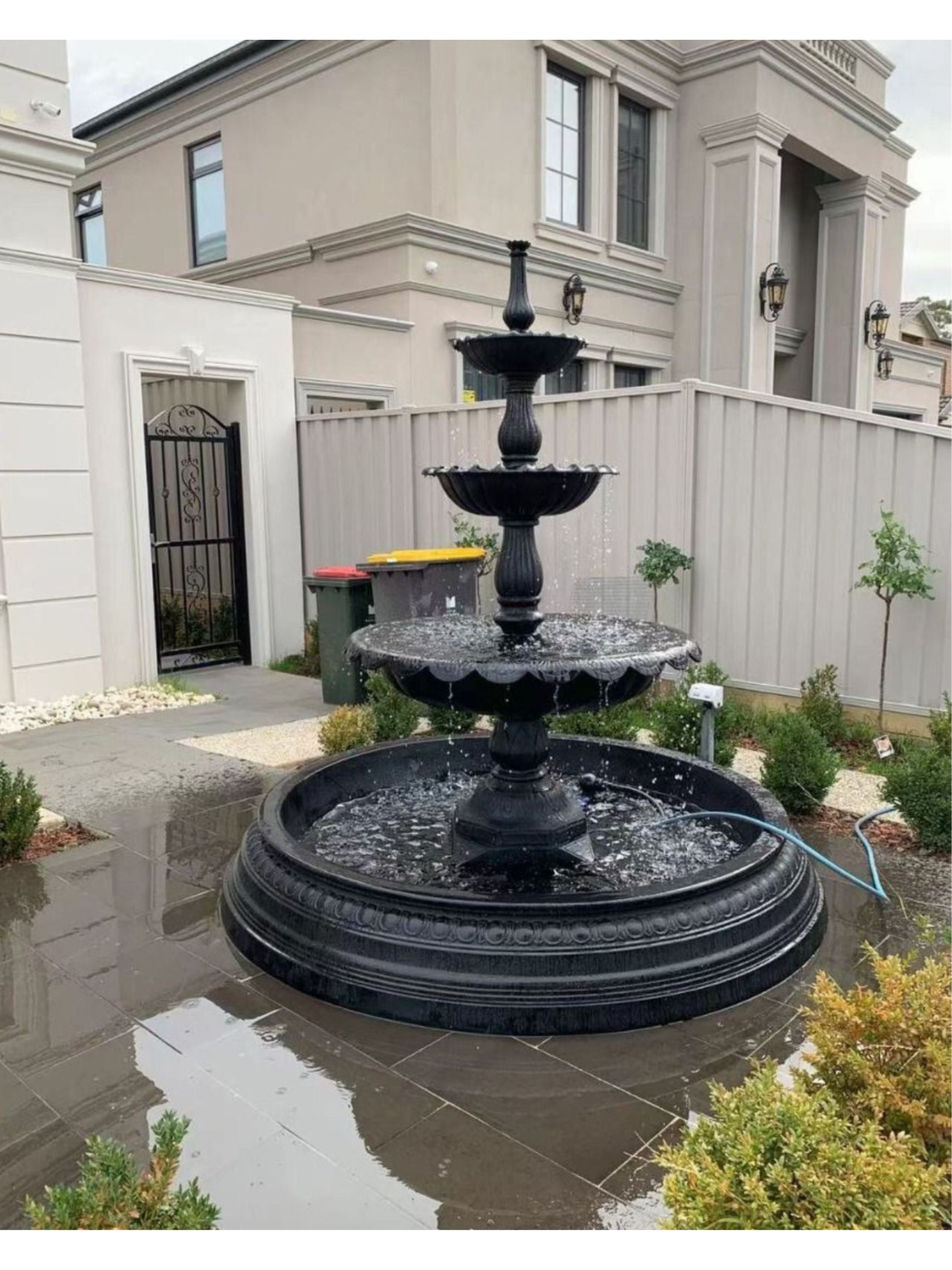 Glimpses - Large 3 Tier Cast Iron Water Feature 210cm – Water Features ...