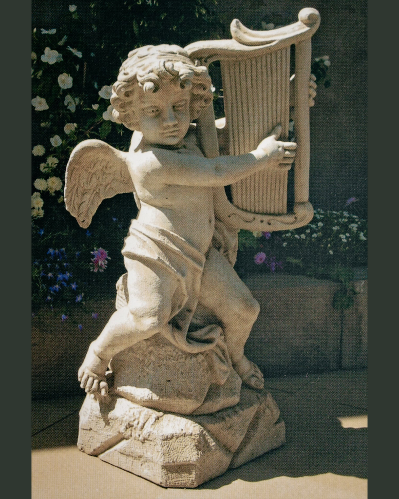 Nico - Concrete Limestone Cement Garden Statue 99cm – Water Features Adore