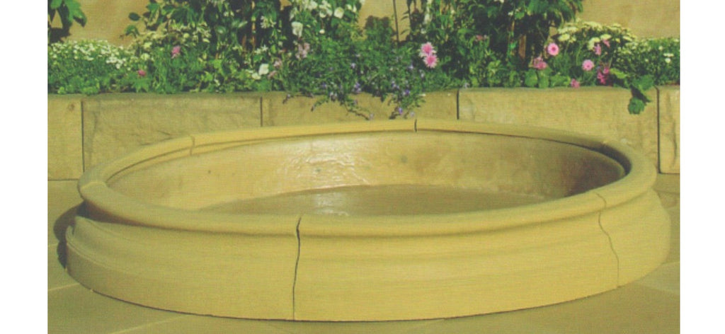 Fibreglass Garden Water Feature Pond Liner 200cm – Water Features Adore
