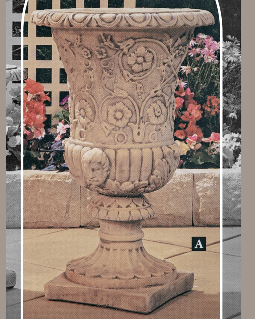 Ravenna Classic Concrete Limestone Water Feature Urn – Water Features Adore