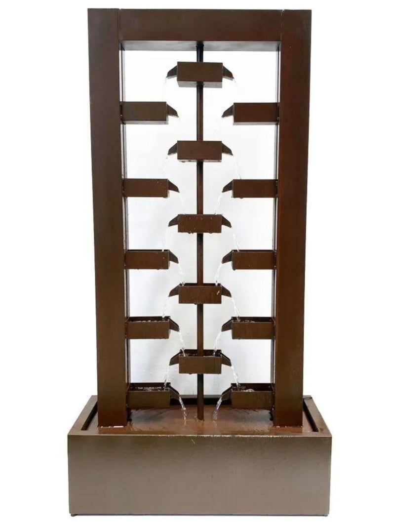 Verity - Modern Wall LED Light Water Feature – Water Features Adore