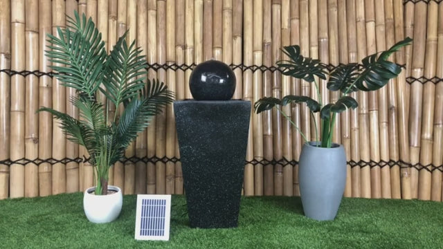 Tempest - Solar Sphere Ball Lighting Water Feature – Water Features Adore