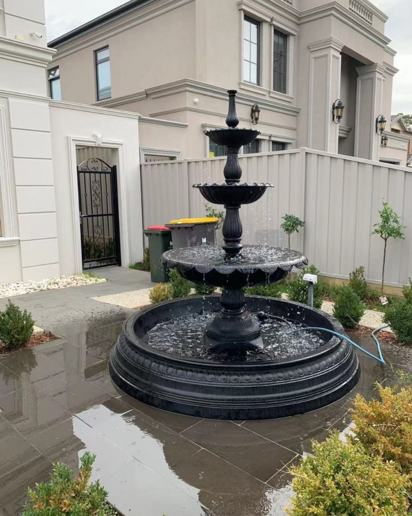 Hydrolake - Self Contained 3 Tier Water Fountain – Water Features Adore