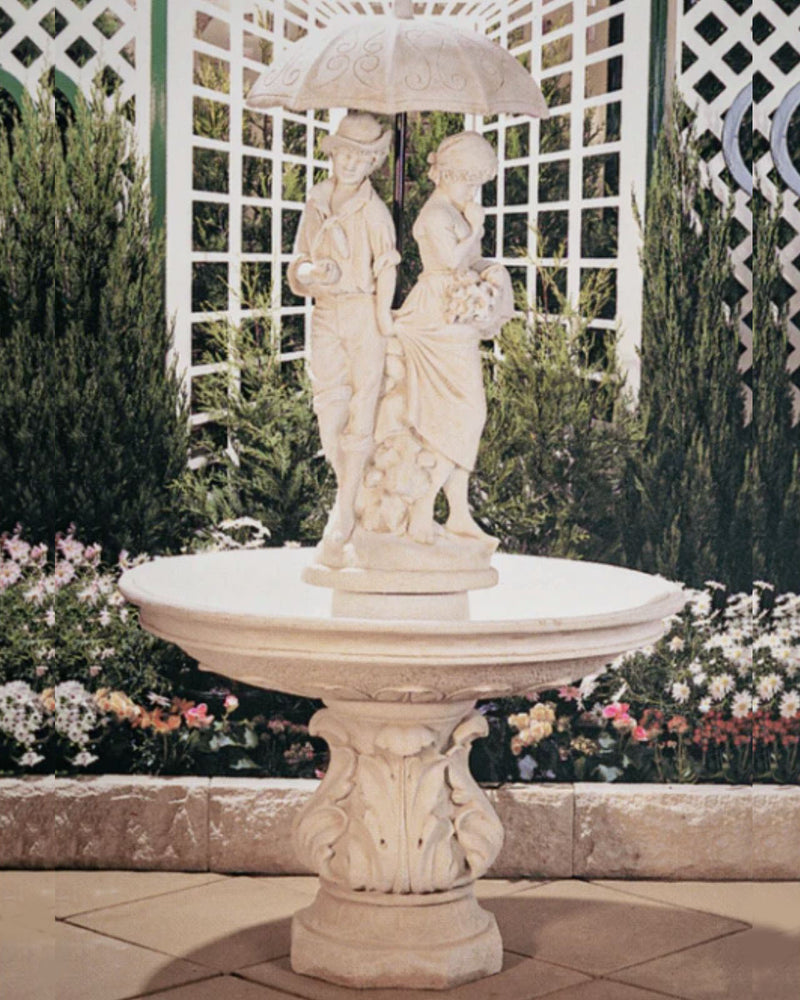 Pompeii - Classic Concrete Water Feature – Water Features Adore
